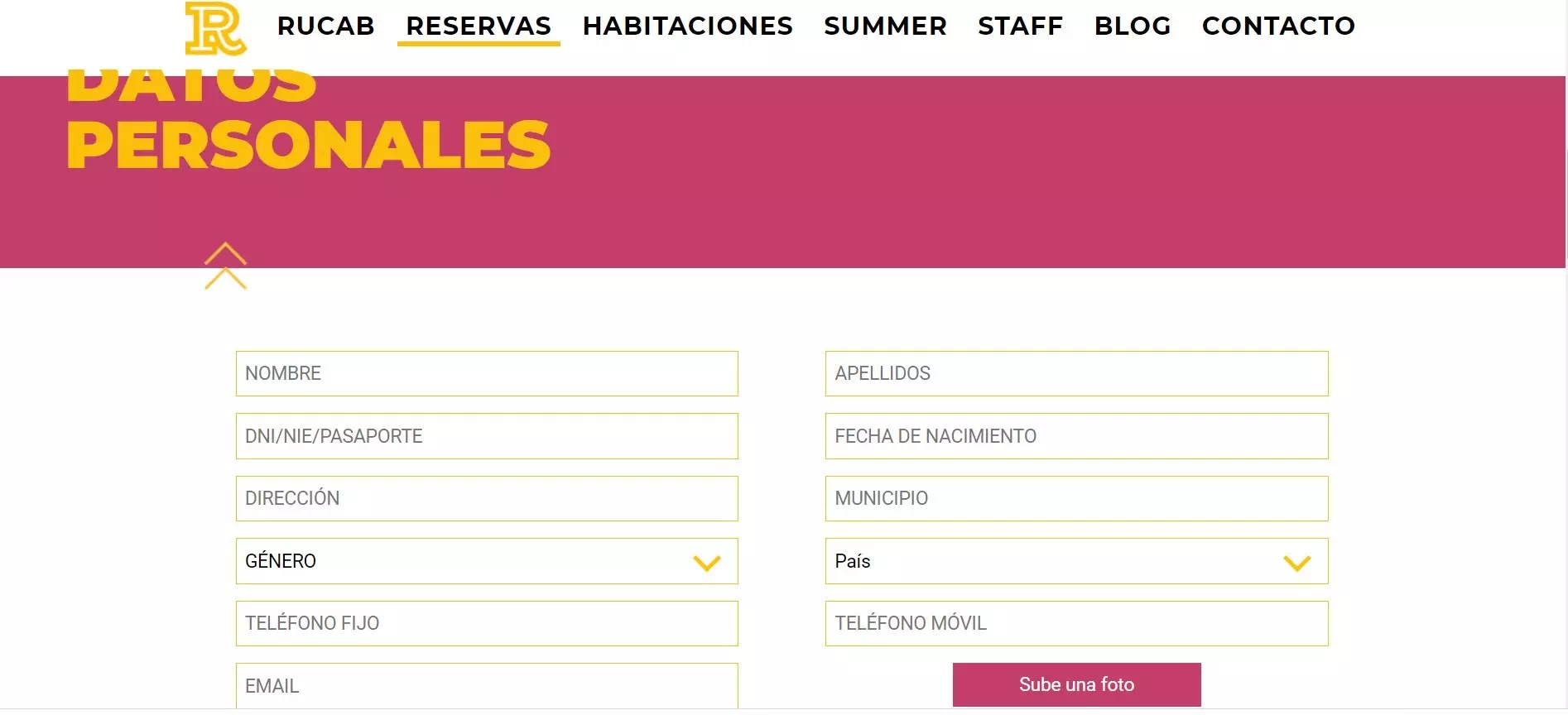 Inscripciones - RUCAB